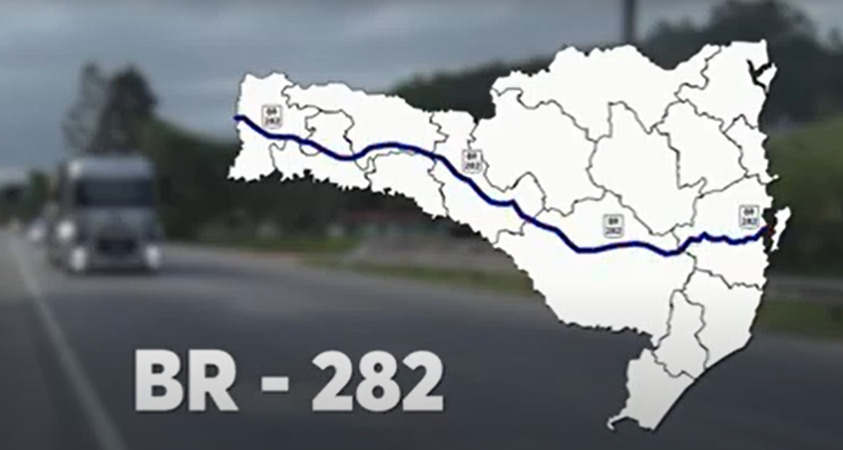 Duplicação da BR-282: aviso de licitação é publicado em Diário Oficial ...
